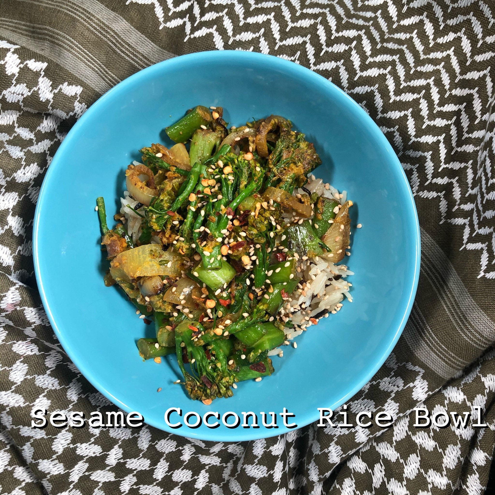 Sesame Coconut Rice Bowl – Gastography